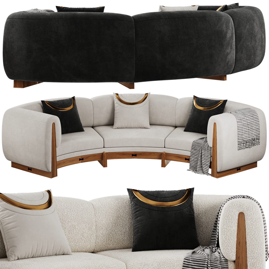 Taylor Sofa 3D Model for VRay, Corona | CGMood