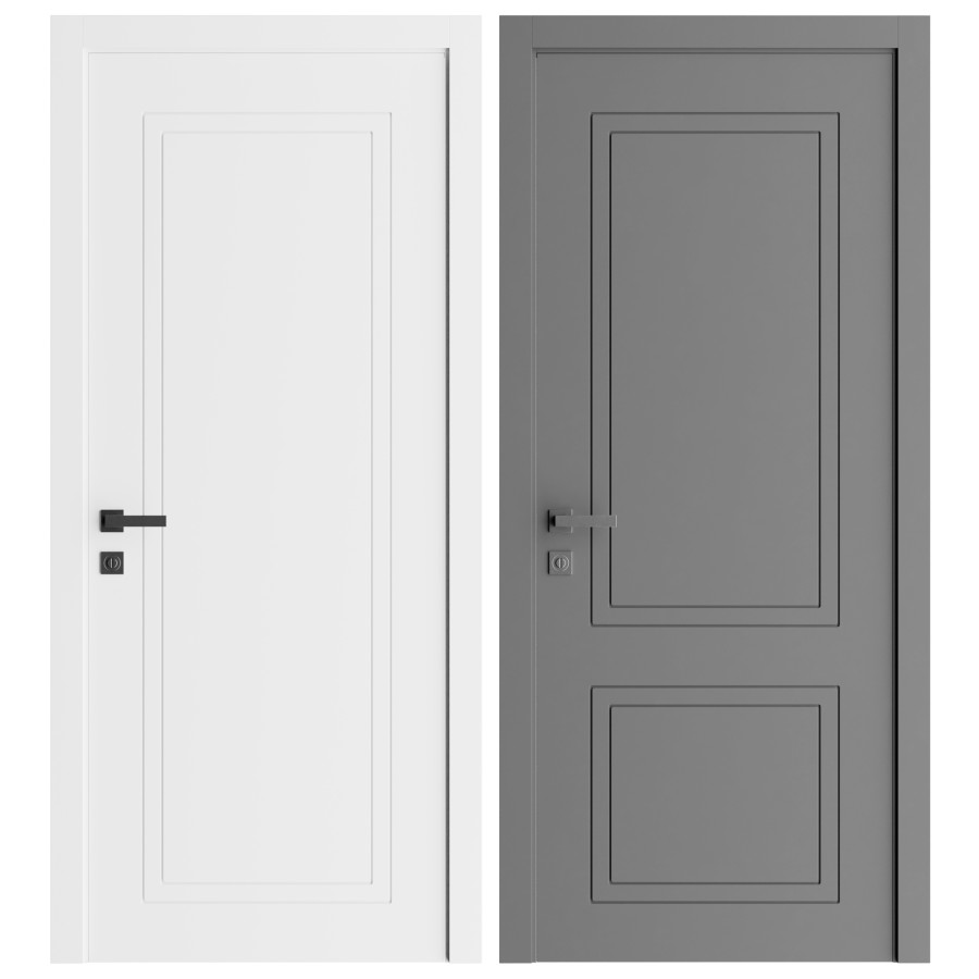 Interior Doors_001 - 3D Model for Corona