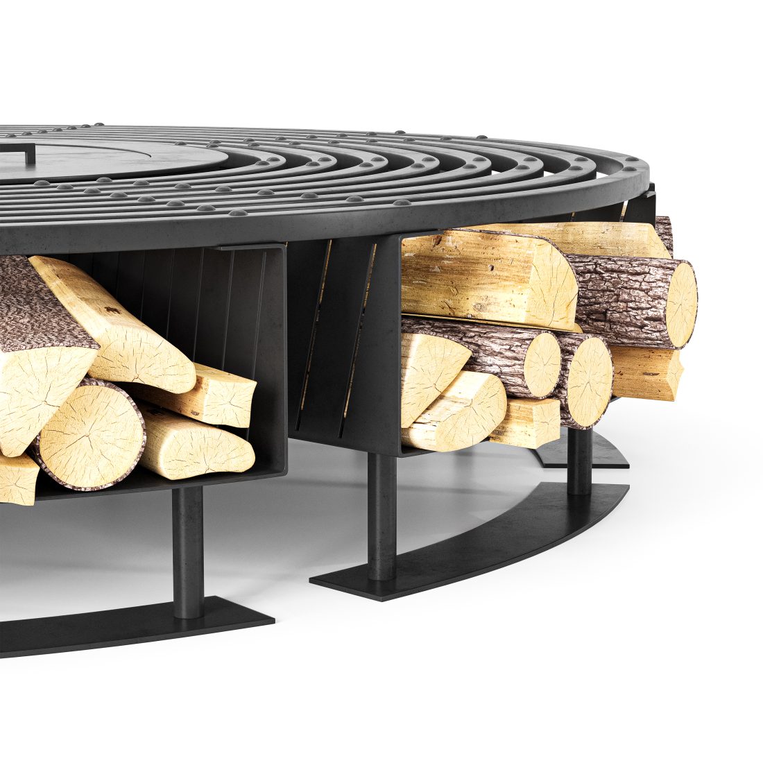 Fire Pit 02 - 3D Model for VRay, Corona