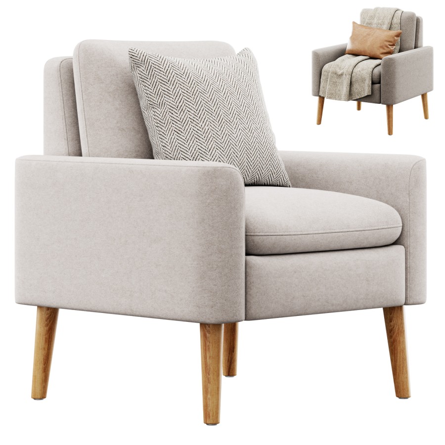 Cristyle Armchair By George Oliver - 3D Model for VRay