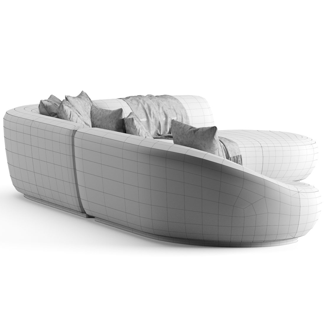 Fendi Casa Sandia Sofa 3D Model for VRay, Corona | CGMood