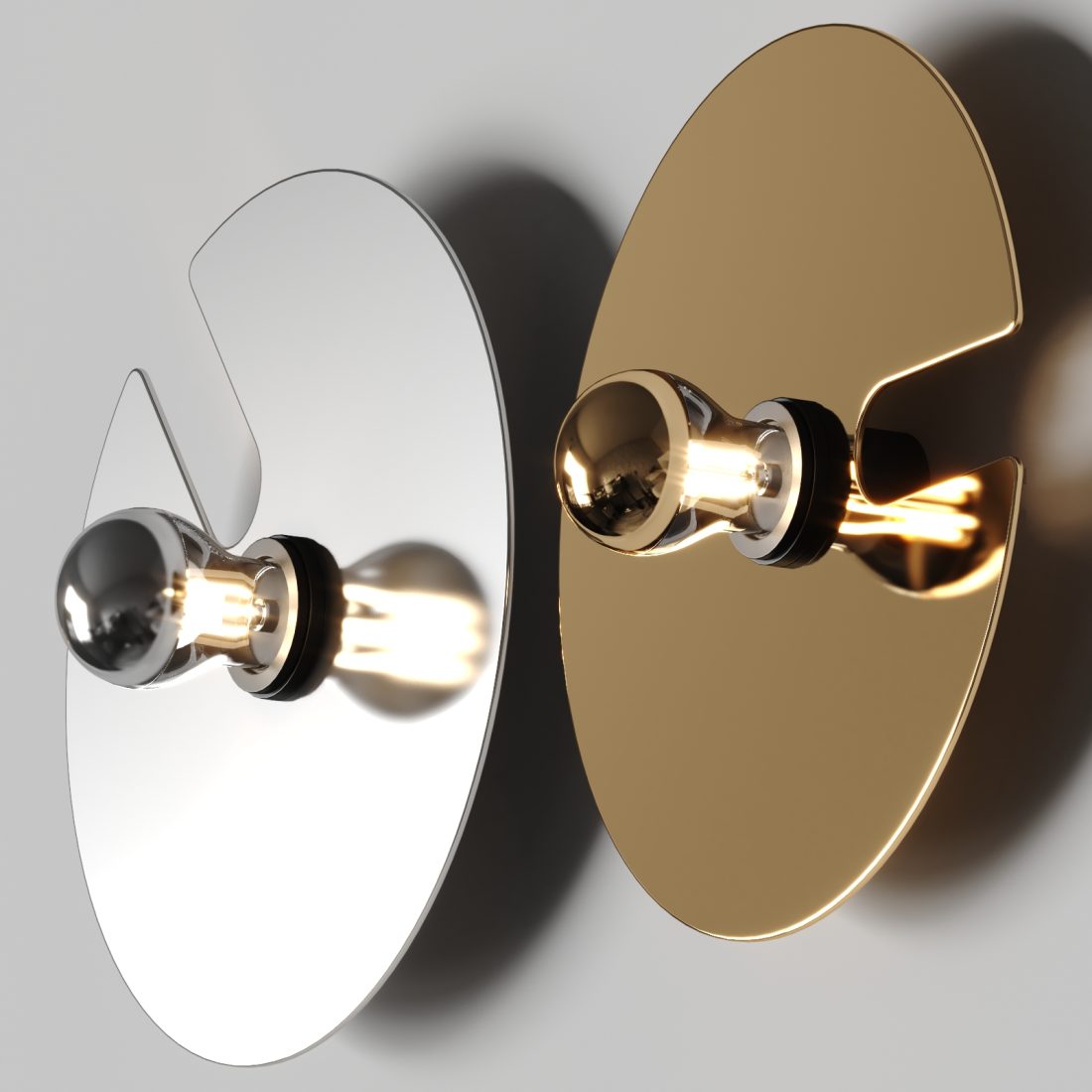 Mirro By Wever & Ducre - 3D Model for VRay, Corona