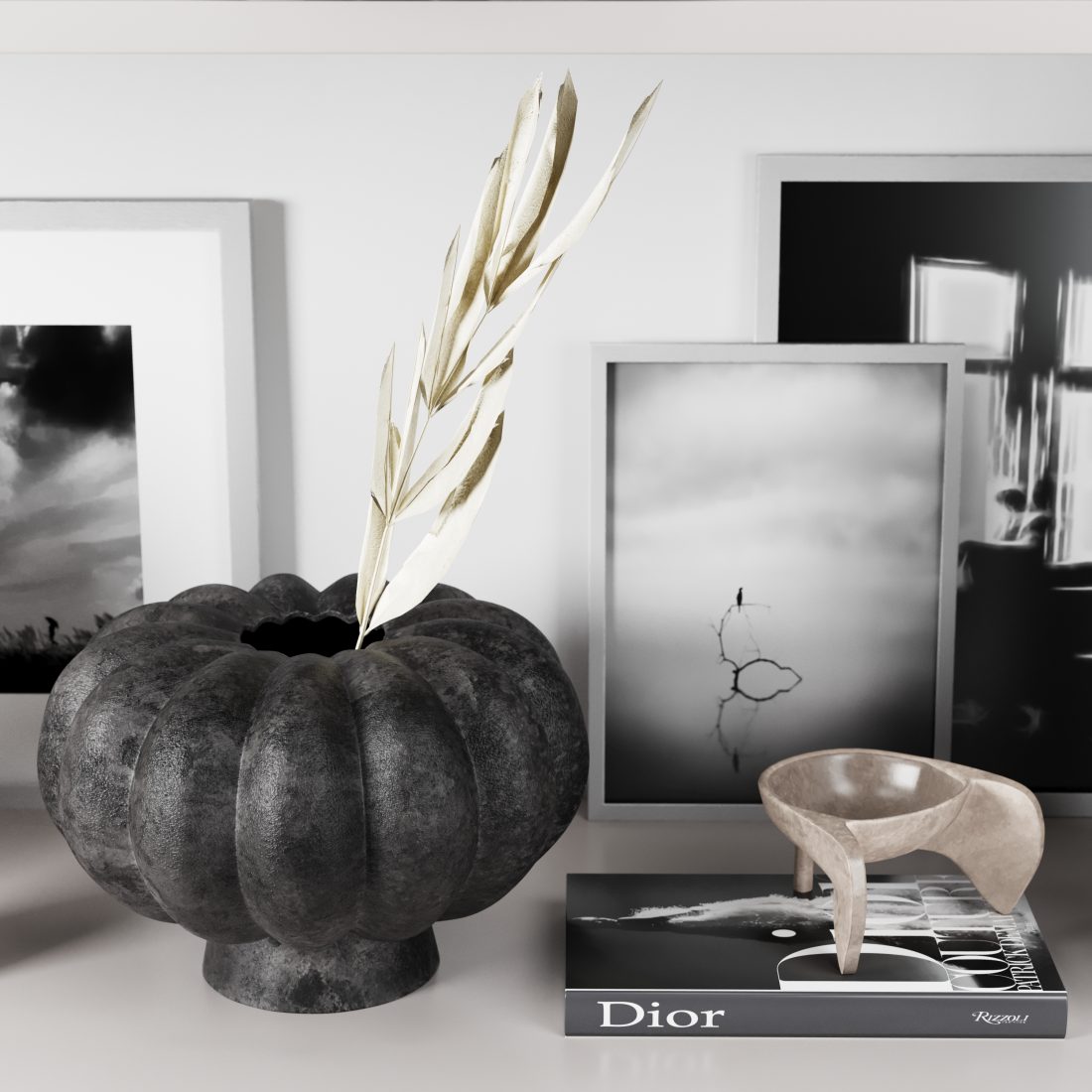 Decorative Set 21 101cph - 3D Model for VRay, Corona