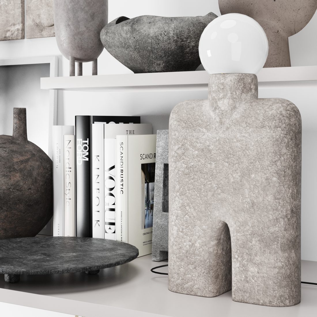 Decorative Set 21 101cph - 3D Model for VRay, Corona