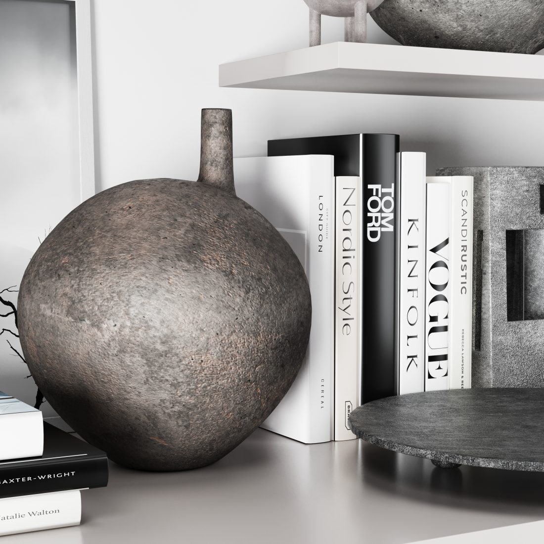 Decorative Set 21 101cph - 3D Model for VRay, Corona