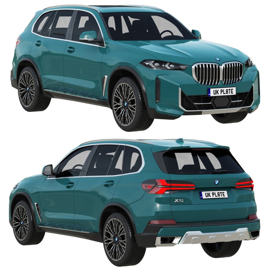 BMW X5 2023 - 3D Model for VRay