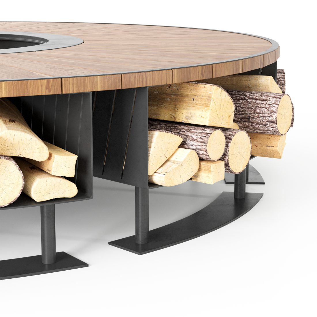 Fire Pit 03 - 3D Model for VRay, Corona