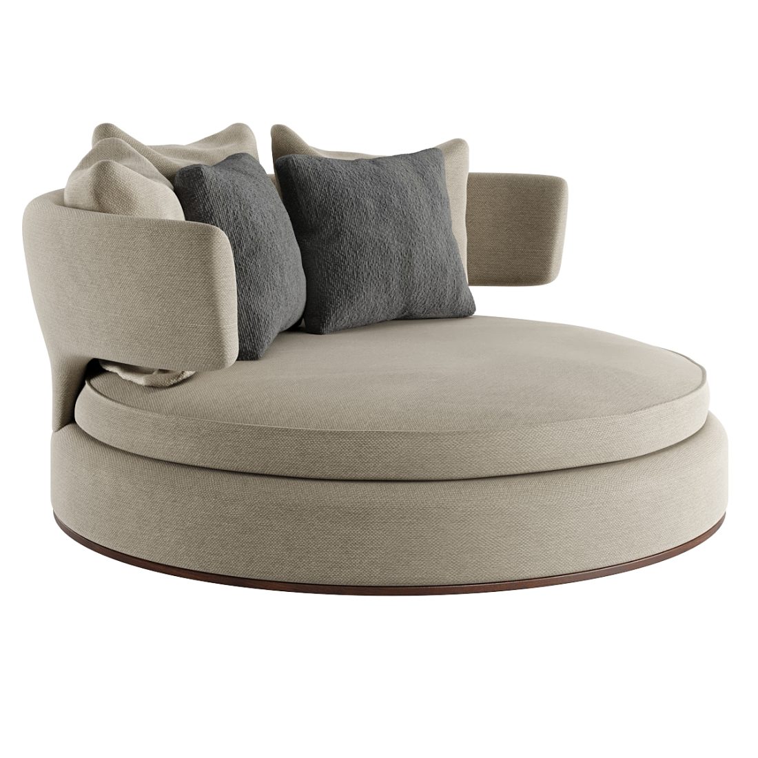 Round Sofa 3D Model for Corona | CGMood