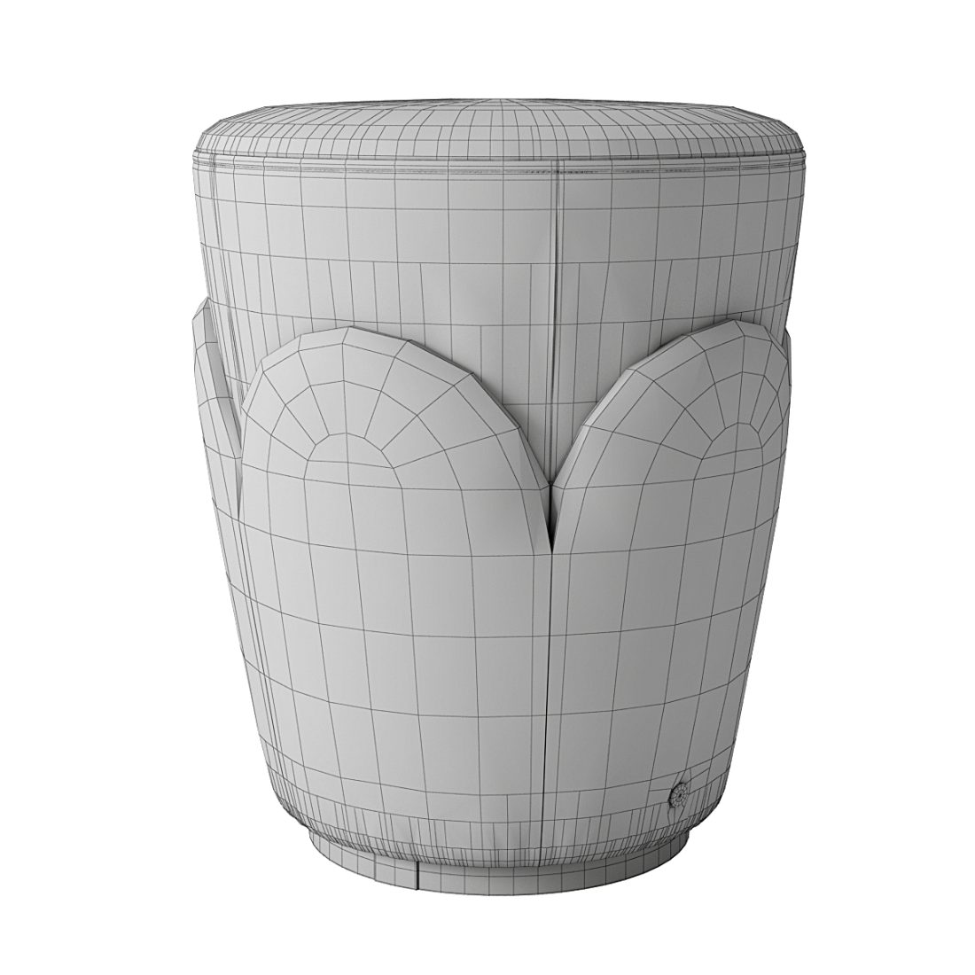 Pouf 1 - 3D Model for VRay