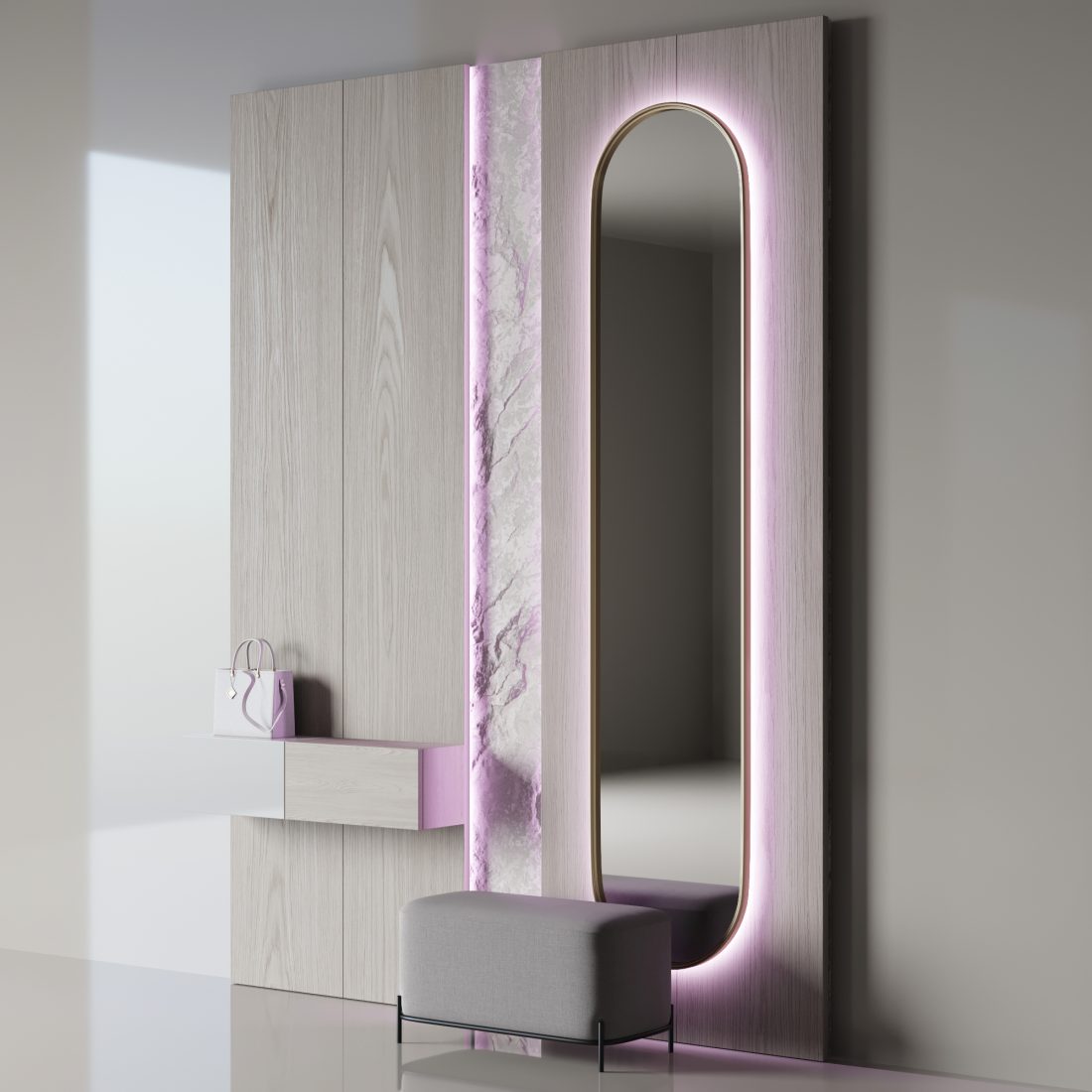 Hallway №5 3D Model for VRay | CGMood
