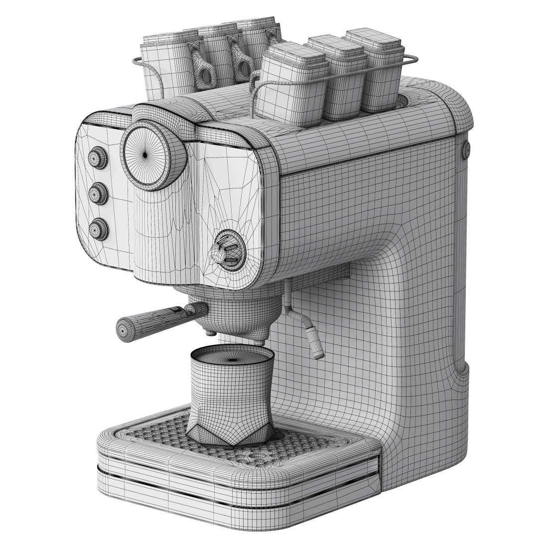 Coffee Maker Swan Sk22110cn - 3D Model for VRay, Corona