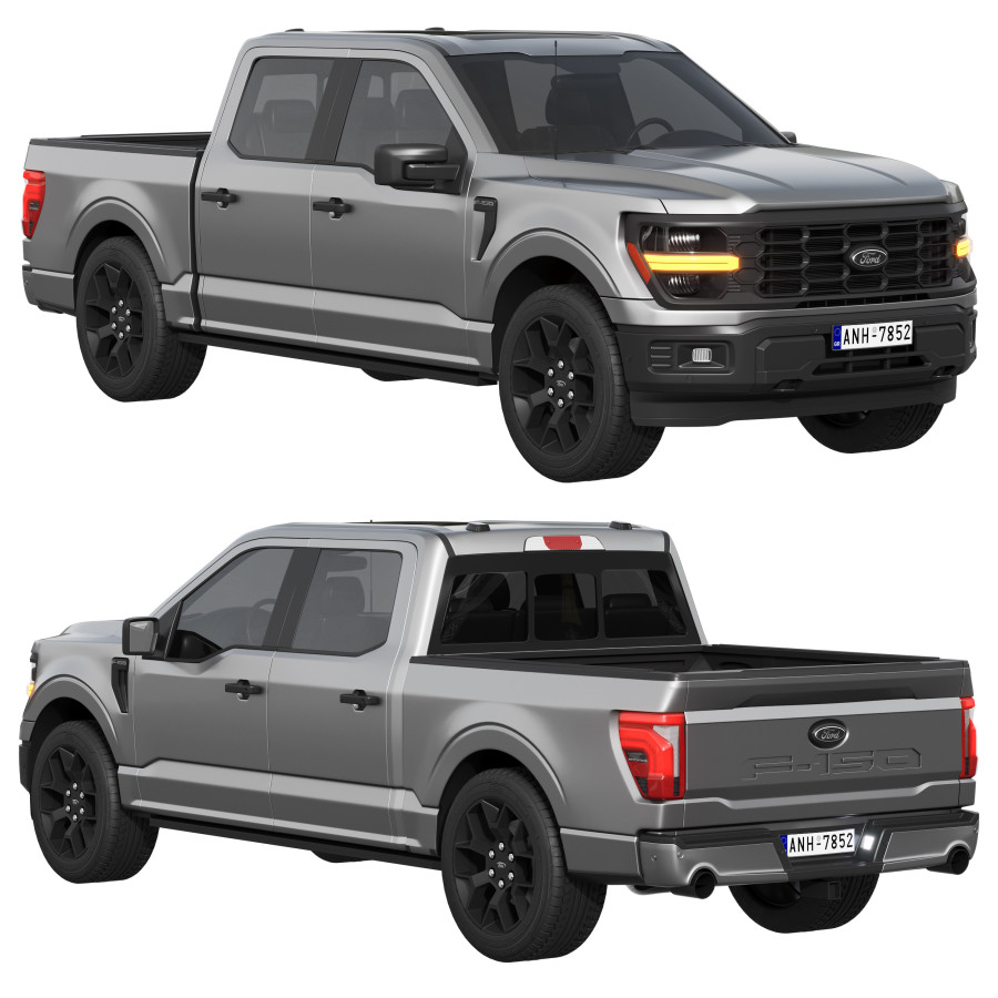 Ford F-150 STX 2024 - 3D Model for Corona