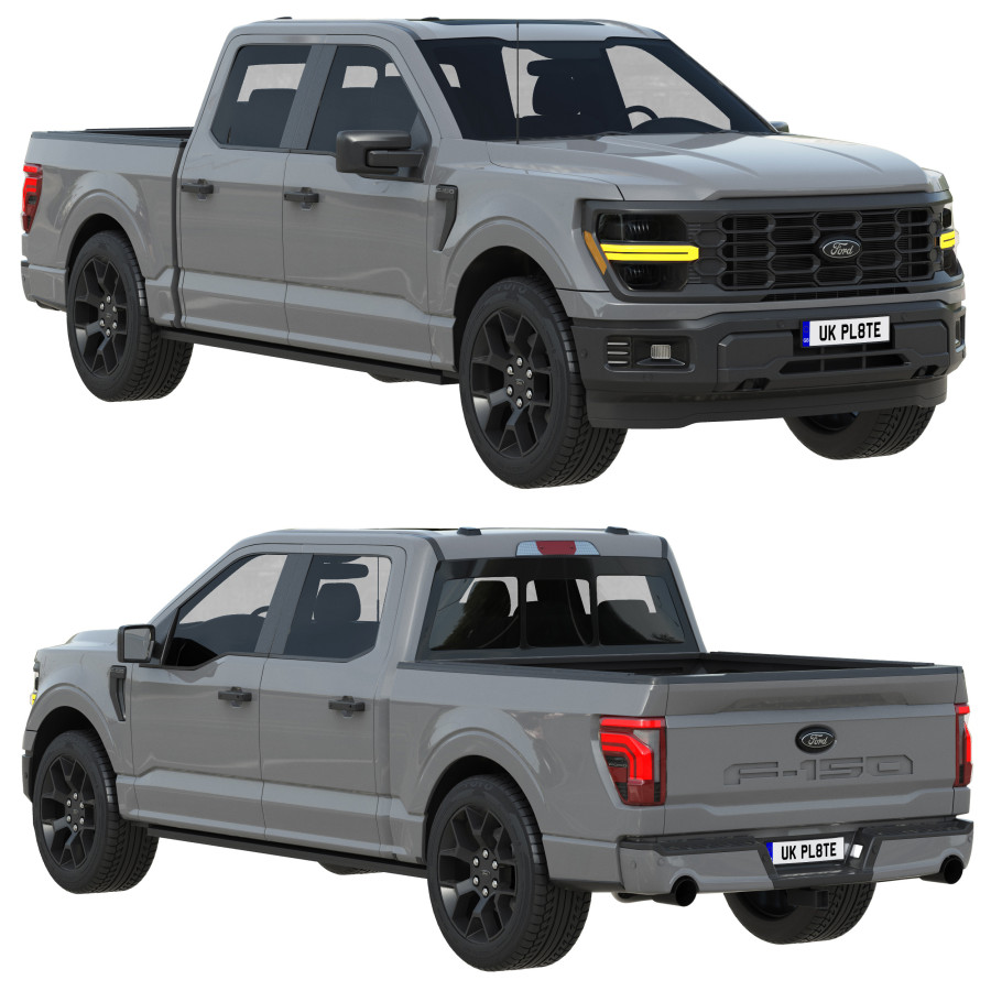 Ford F-150 STX 2024 3D Model for VRay | CGMood
