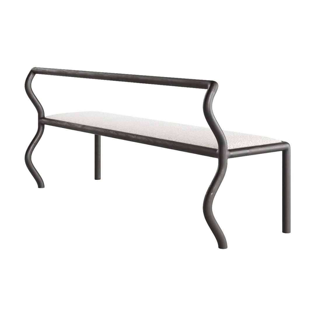 Squiggle Bench By Christopher Miano - 3D Model for Corona