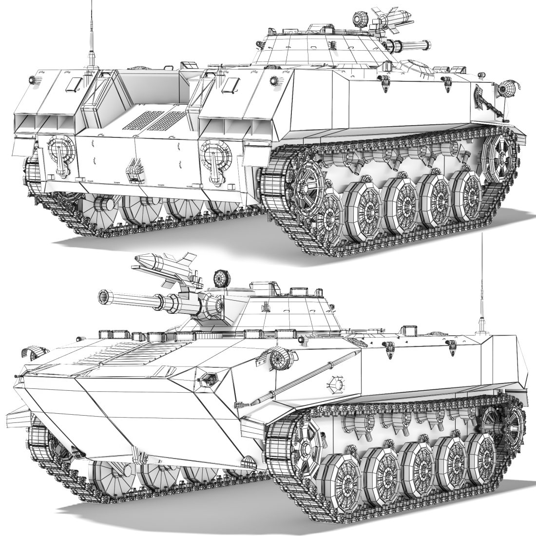 Bmd-1 1970 3D Model for VRay | CGMood