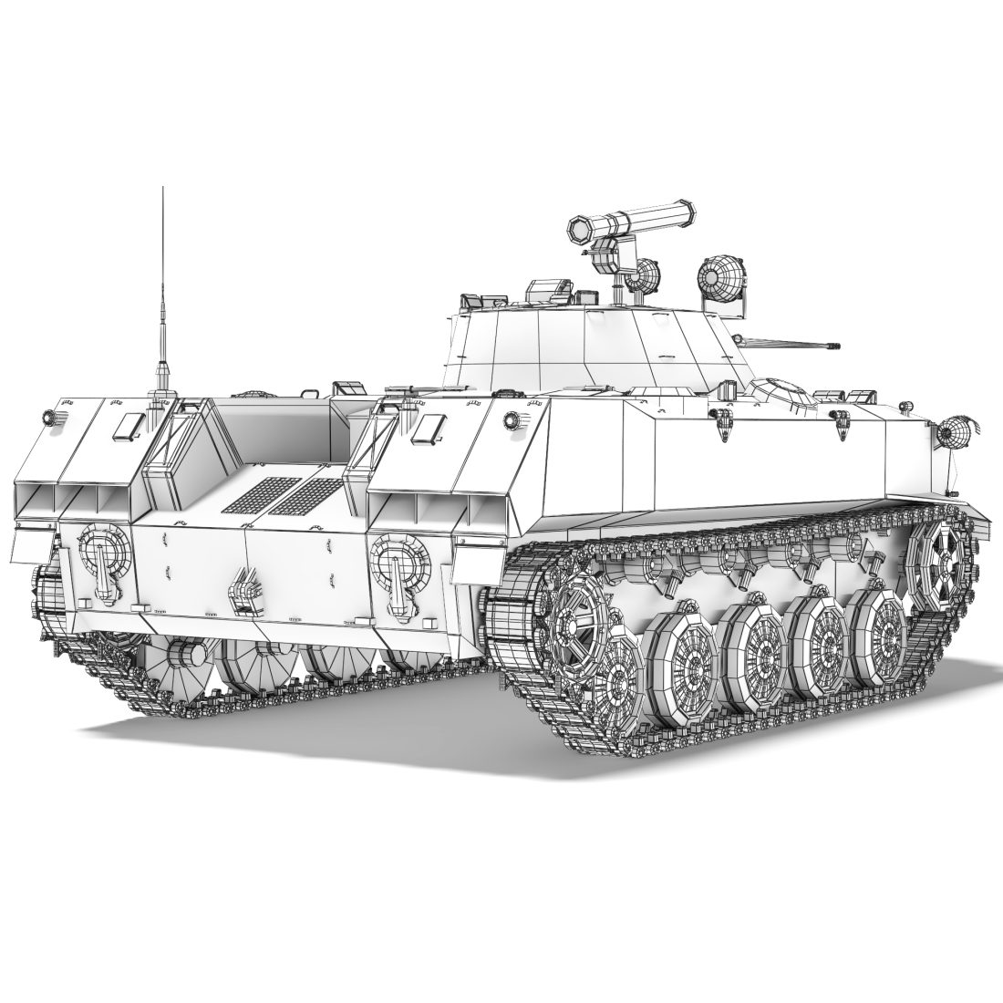 Bmd-2 1985 3D Model for VRay | CGMood
