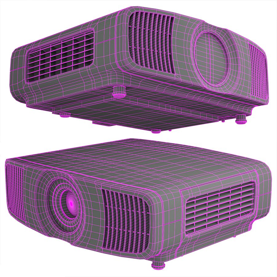 Pro Cinema Ls12000 Projector 3D Model for VRay, Corona | CGMood