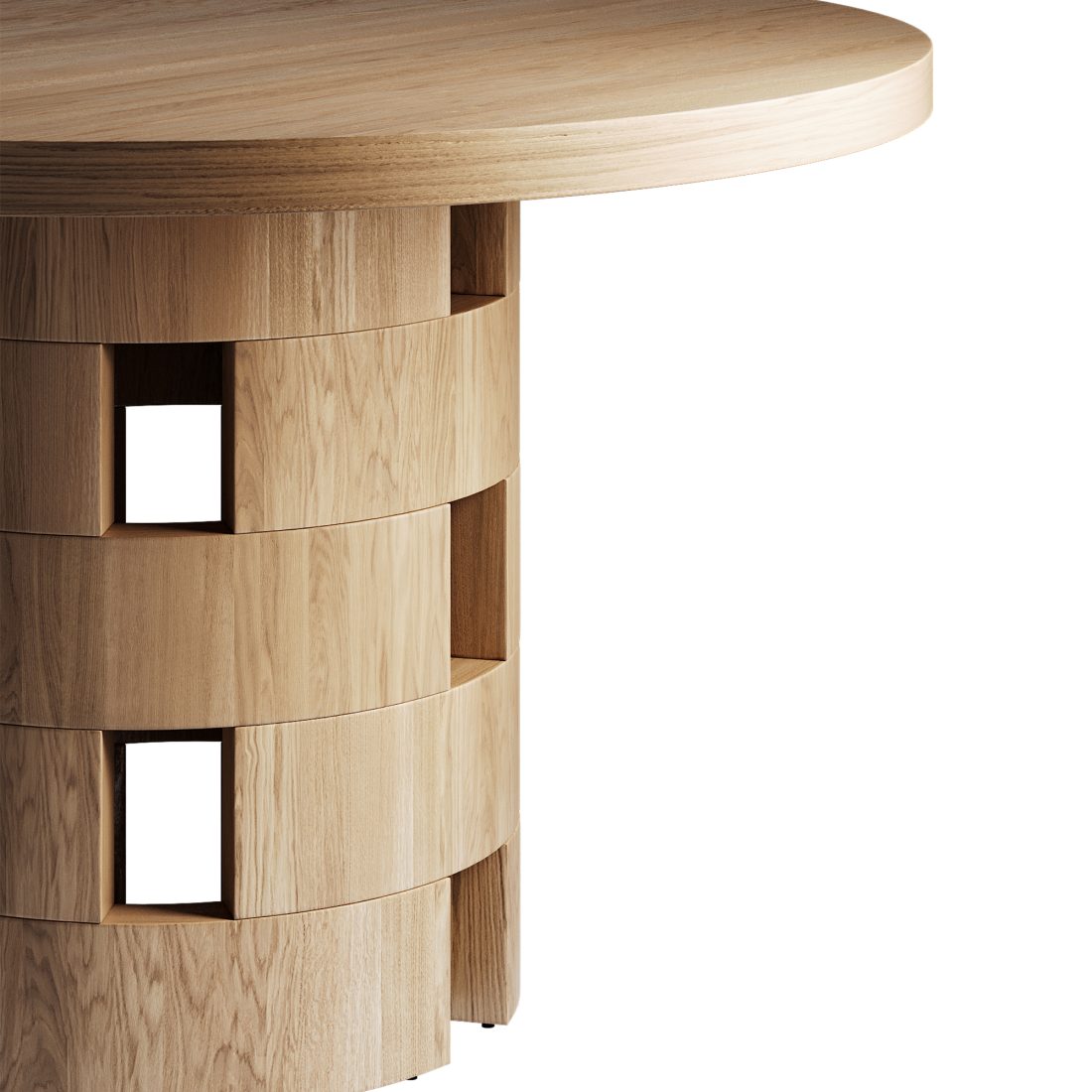 Vivi Dining Table Oak By Rachel Donath - 3D Model for Corona