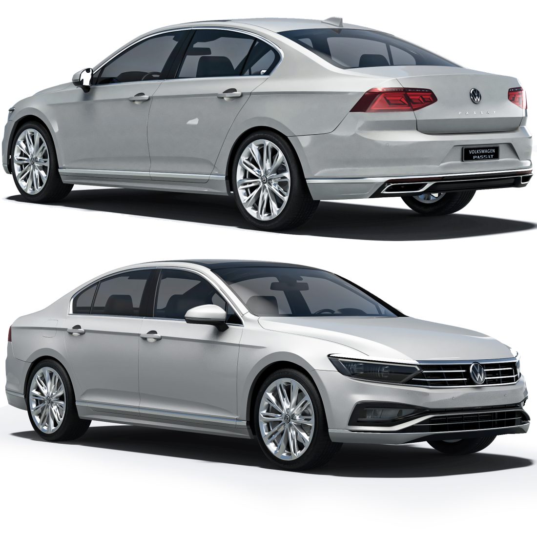 Volkswagen Passat B8 (fl) 2020 - 3D Model for VRay