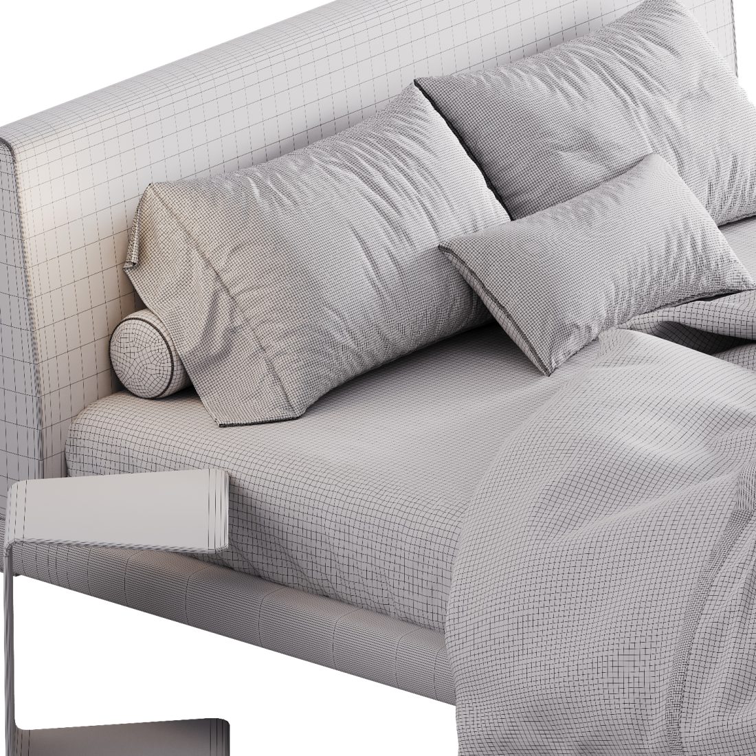 Boconcept Arlington Bed - 3D Model for Corona