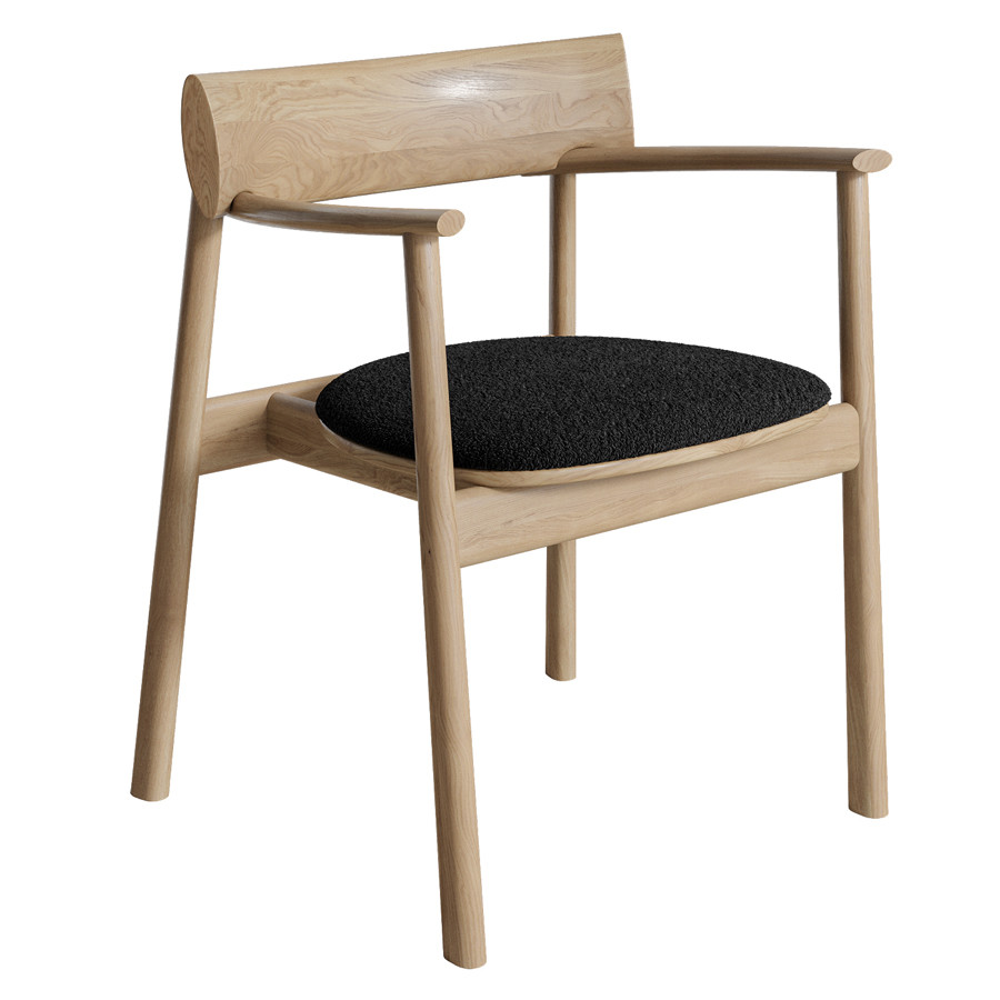 Chair Elipsa Soft Chair Natur Oak By Tamo - 3D Model for Corona