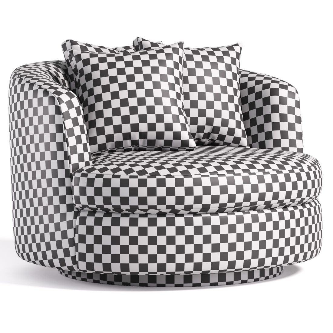 Viv Grand Swivel Chair - 3D Model for Corona