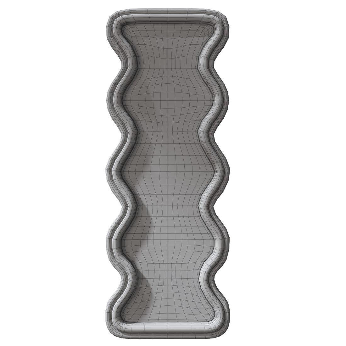 Wavy Floor Mirror 3D Model for VRay, Corona | CGMood