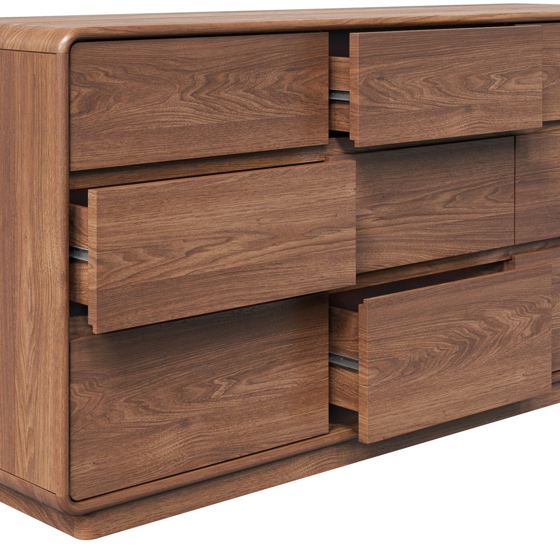 Gva Wood Solid Wood Chest Of Drawers - 3D Model for VRay, Corona