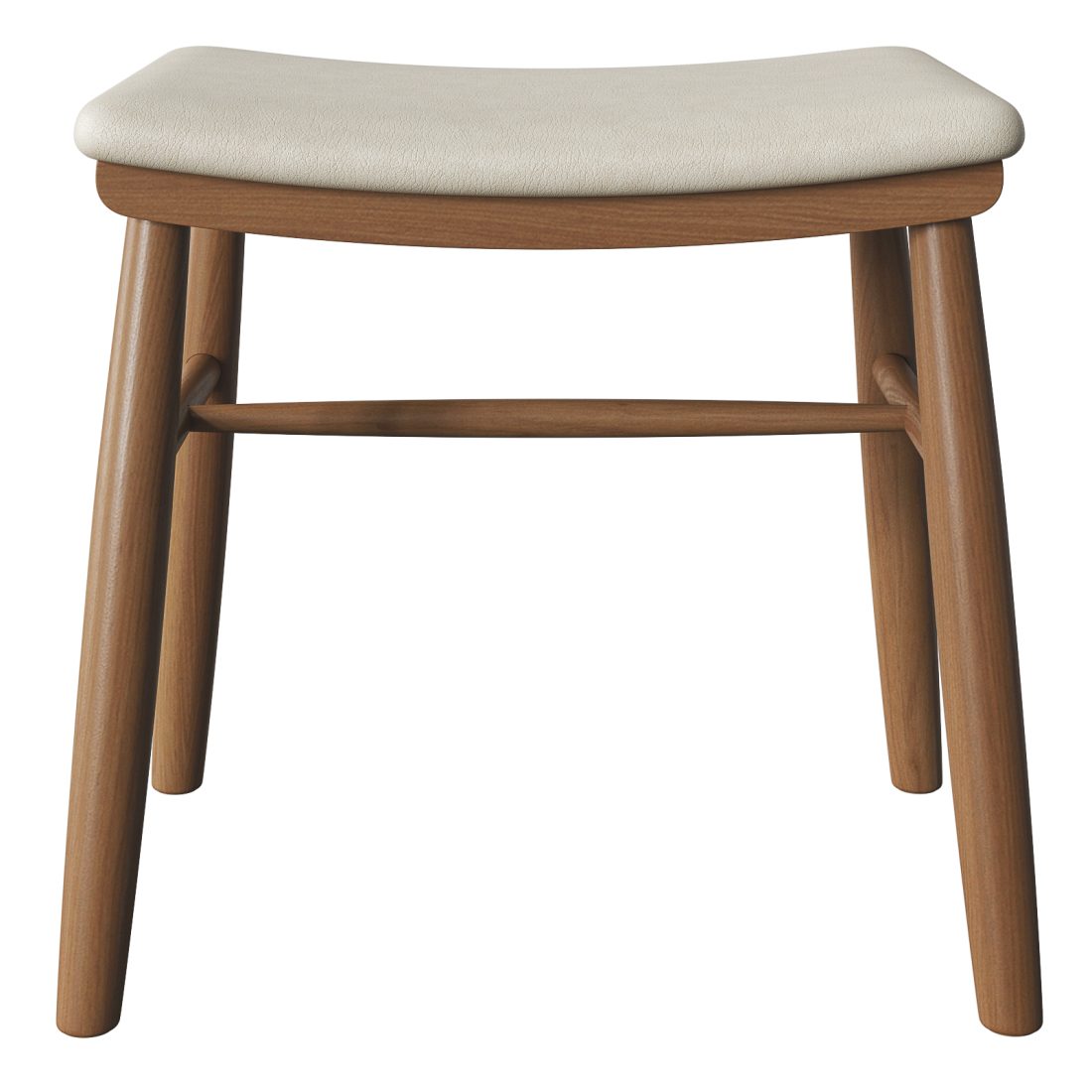 Gva Wood Makeup Stool 3D Model for VRay, Corona | CGMood