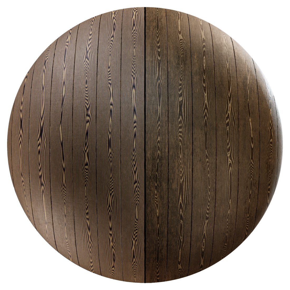 Charred Wood Planks (seamless) Texture / PBR Material | CGMood