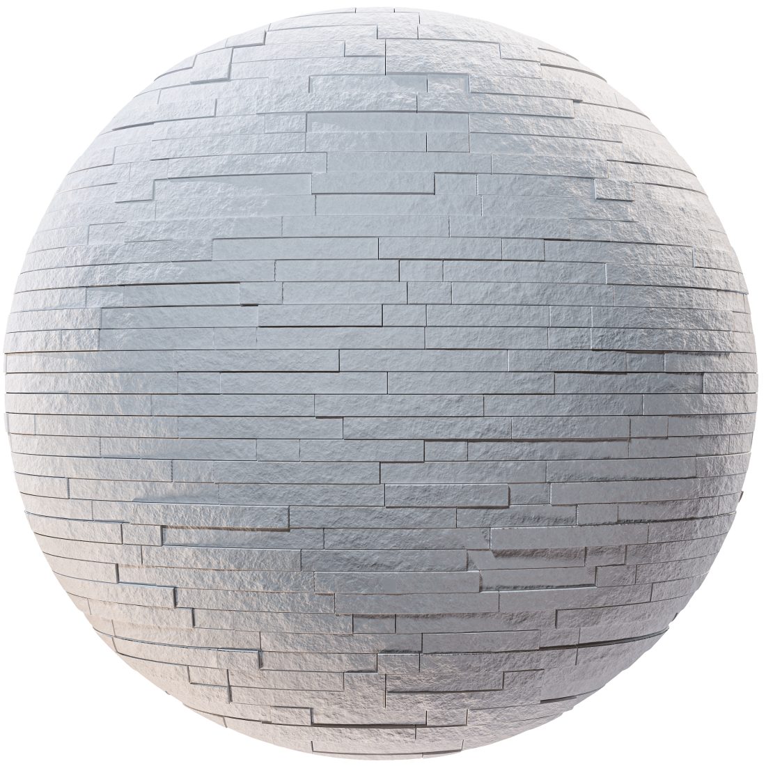 White Marble Tile 01 (seamless) - 3D Model for VRay