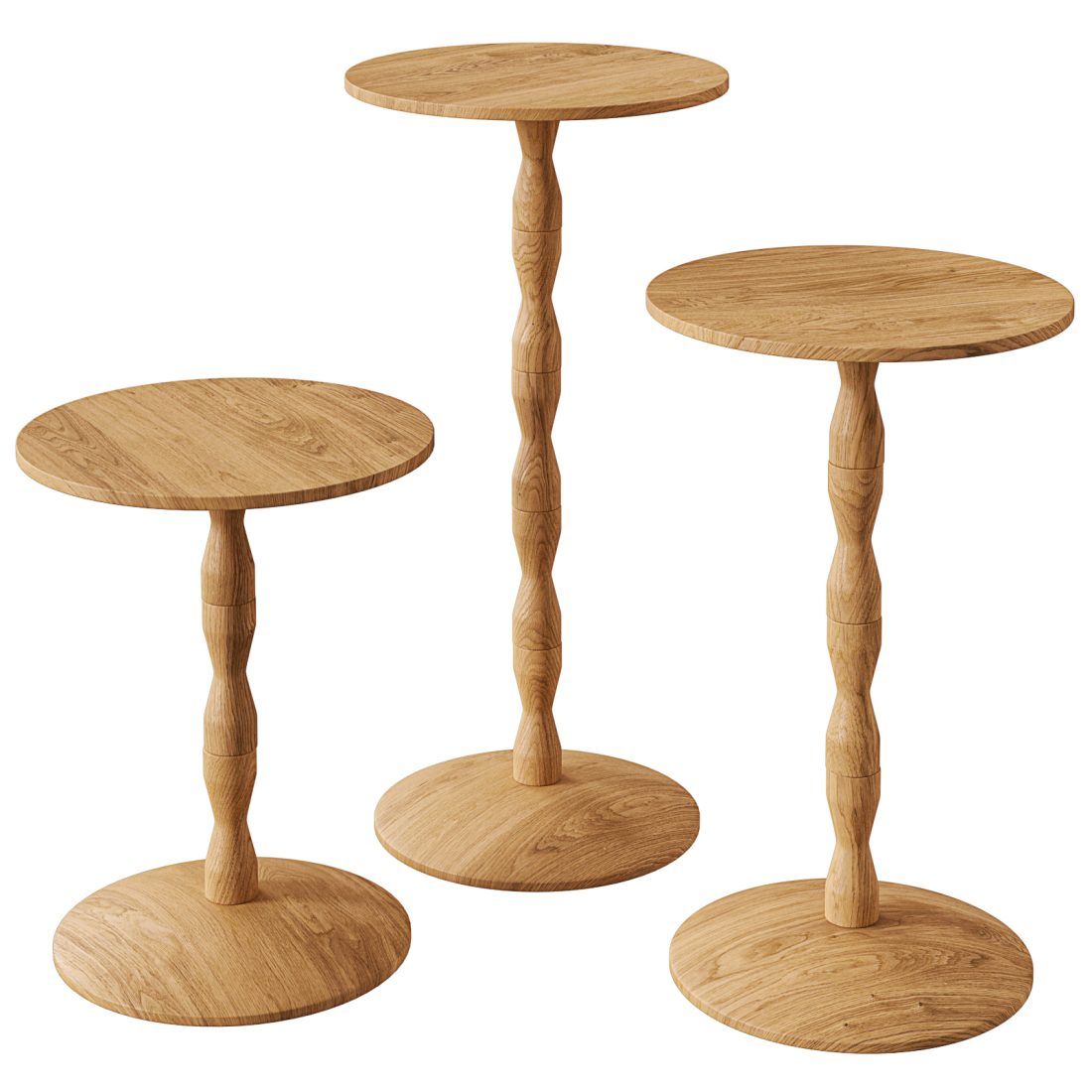 Pedestal Table By Matti Klene 3D Model for VRay, Corona | CGMood