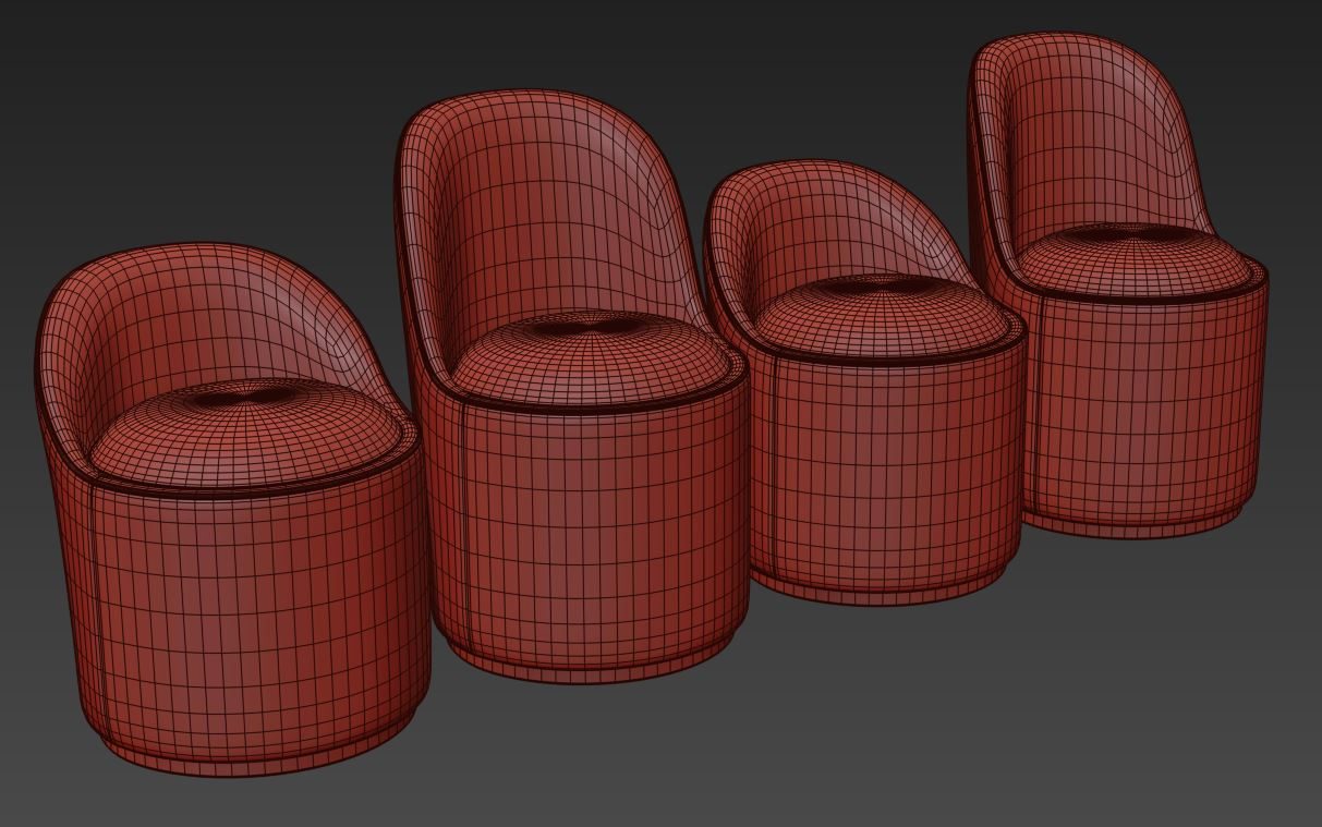 Tail Dining Chair By Gubi 3D Model for VRay | CGMood