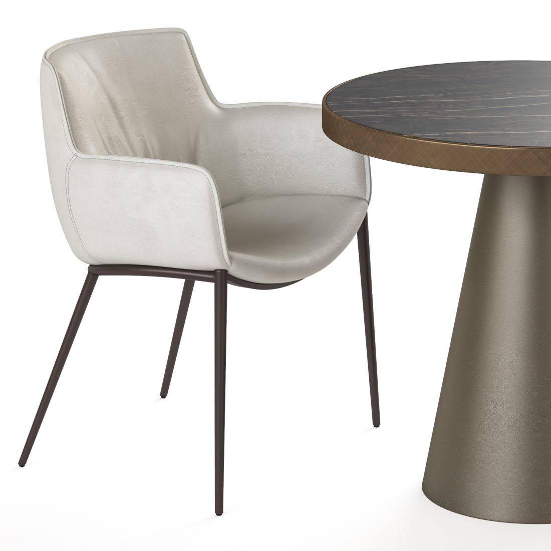 Cattelan Italia Saturno Bistrot And Rhonda - 3D Model for Corona, VRay