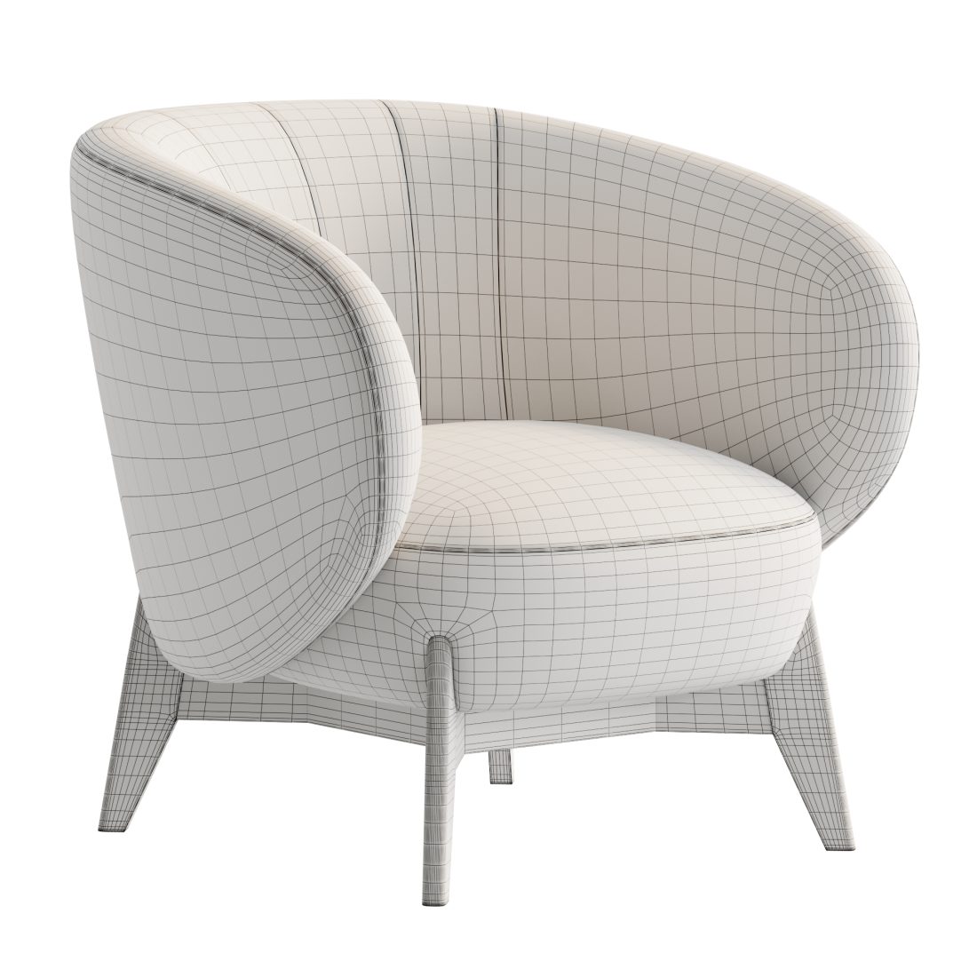 Tilar Armchair By Divan.ru 3D Model for Corona | CGMood