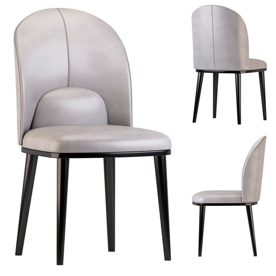 Leather Chair By Litfad - 3D Model for Corona