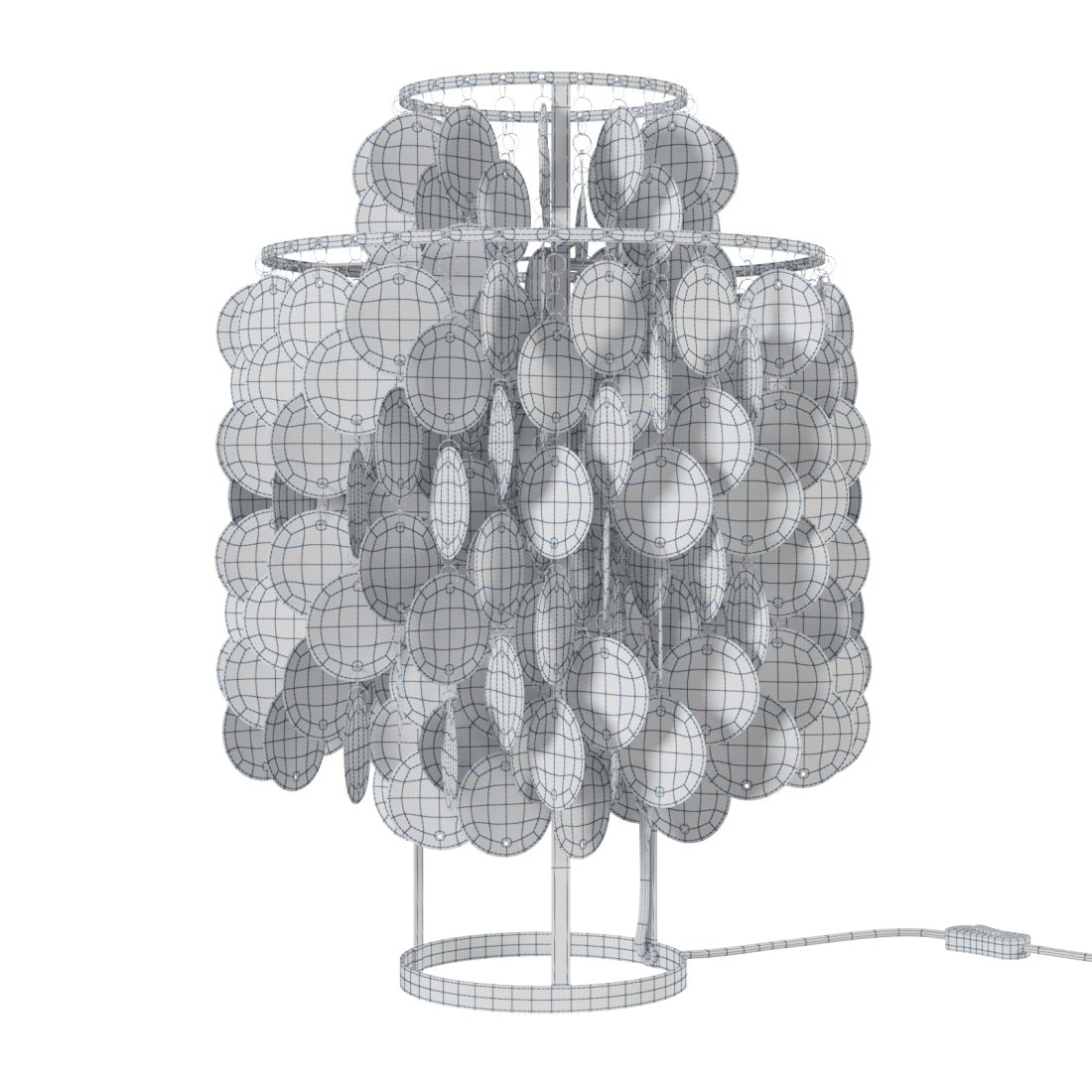 Verpan Fun Table Lamp 2tm - 3D Model for VRay, Corona