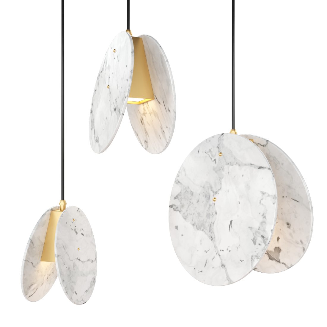 Marc Wood Studio Shell Pendant - 3D Model for Corona