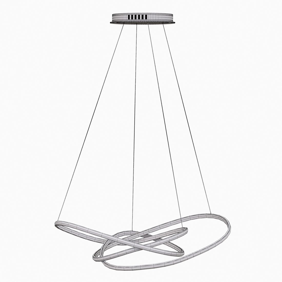 Cales Unique Geometric Led Chandelier 3D Model for Corona | CGMood