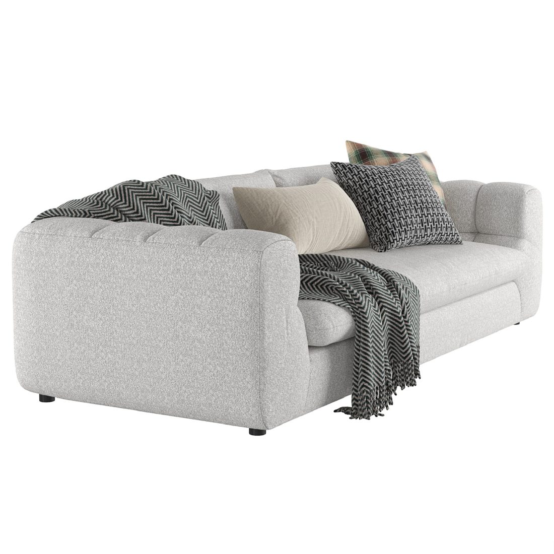 Cambria Boucle Sofa 3D Model for VRay, Corona | CGMood