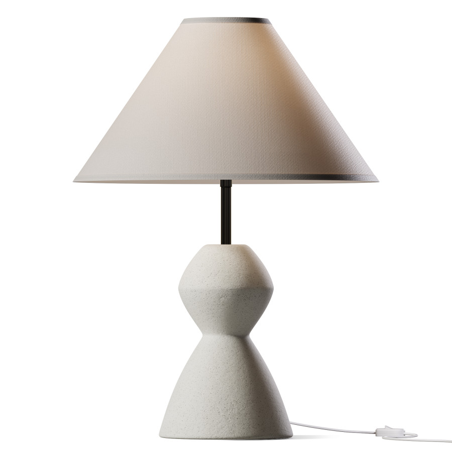 Rocco Table Lamp Granite & Brass 3D Model for Corona | CGMood
