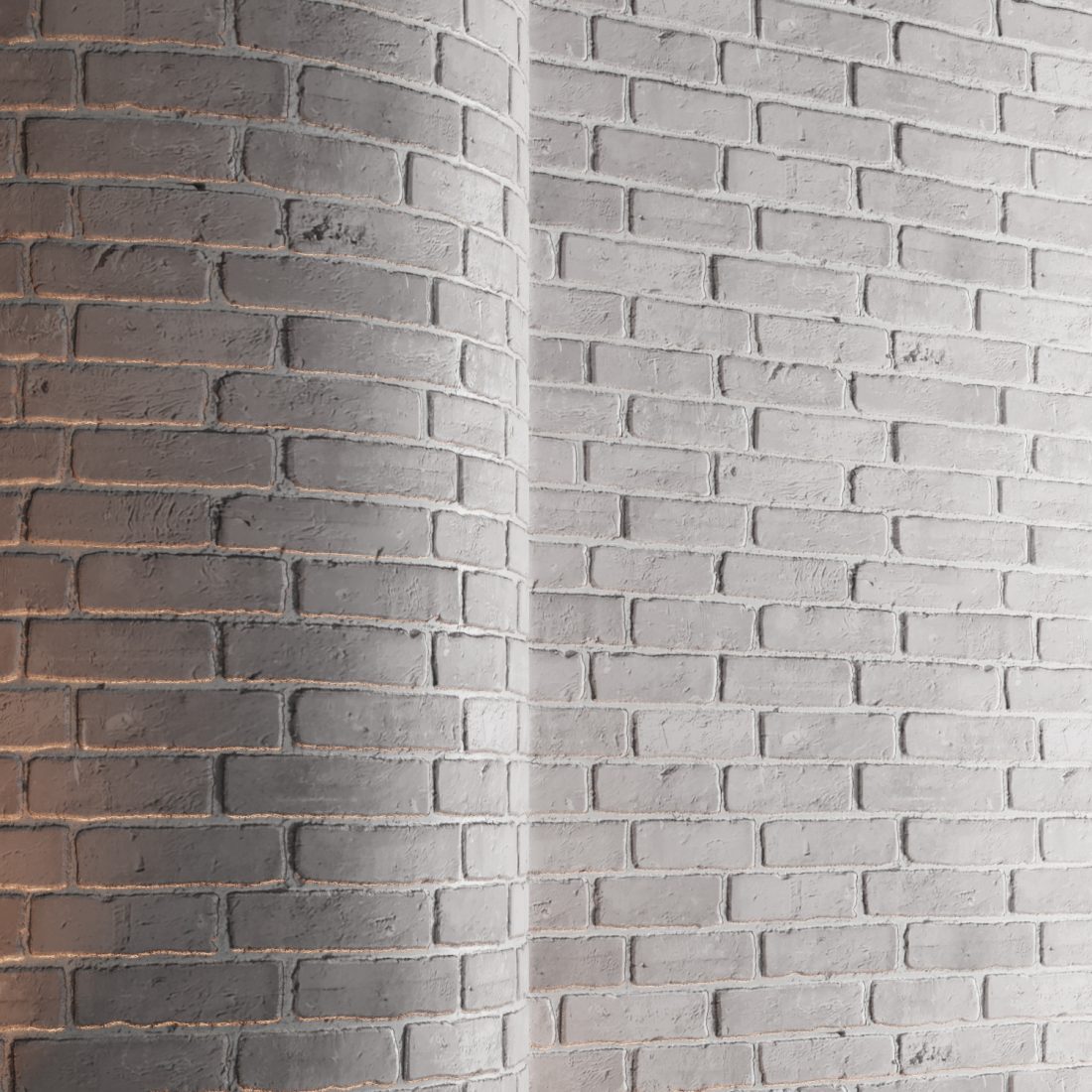 Seamless Brick Texture 8 Tones 001 - 3D Model for VRay, Corona