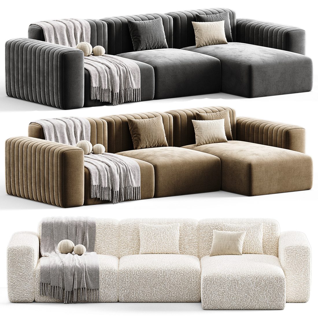 Riff Sofa By Norr11 3D Model for Corona | CGMood