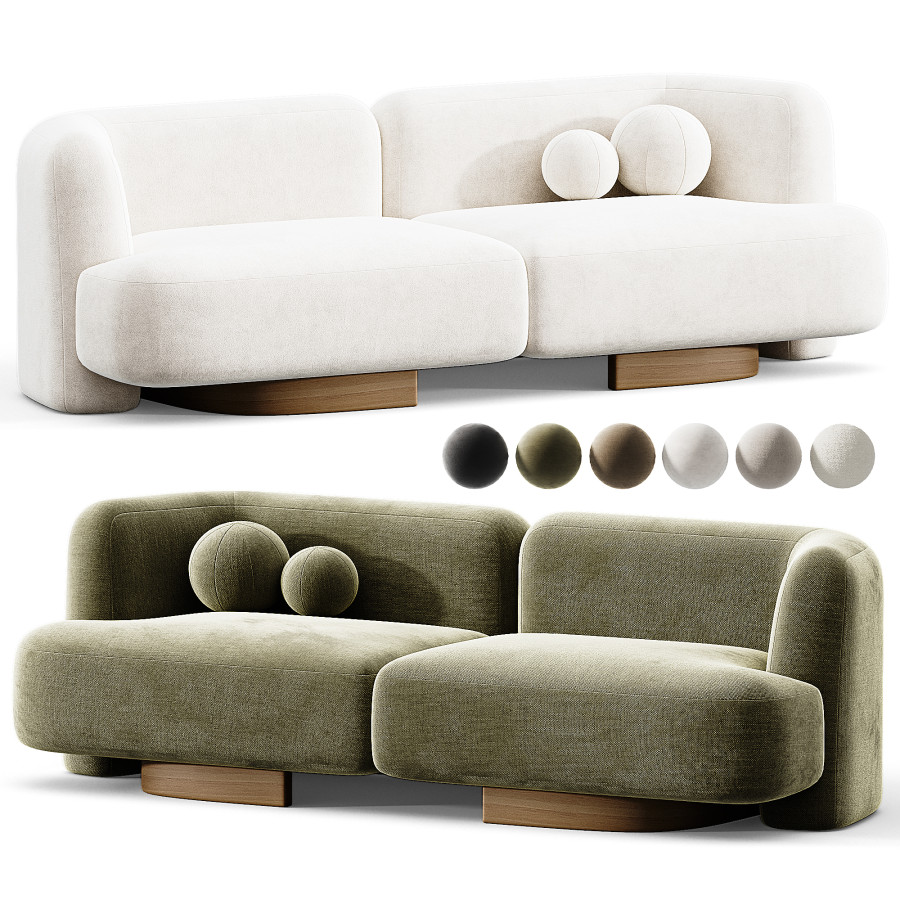 Pop Sofa - 3D Model for Corona