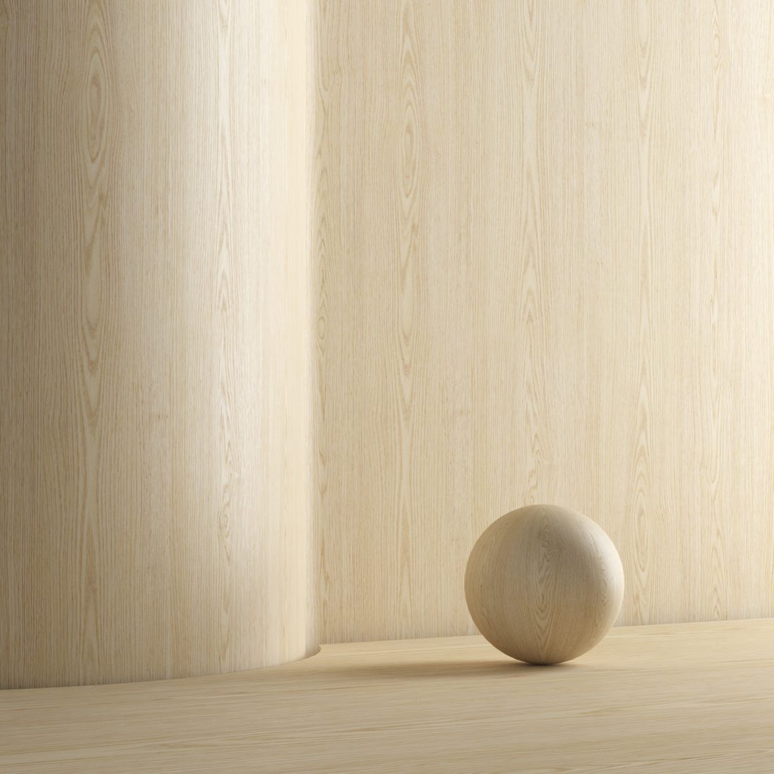 Wood Material Oak - 3D Model for VRay, Corona