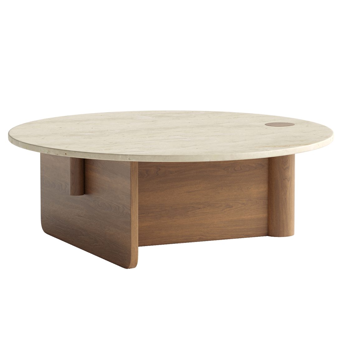 Natadora Pivot Marble Coffee Table - 3D Model for VRay, Corona