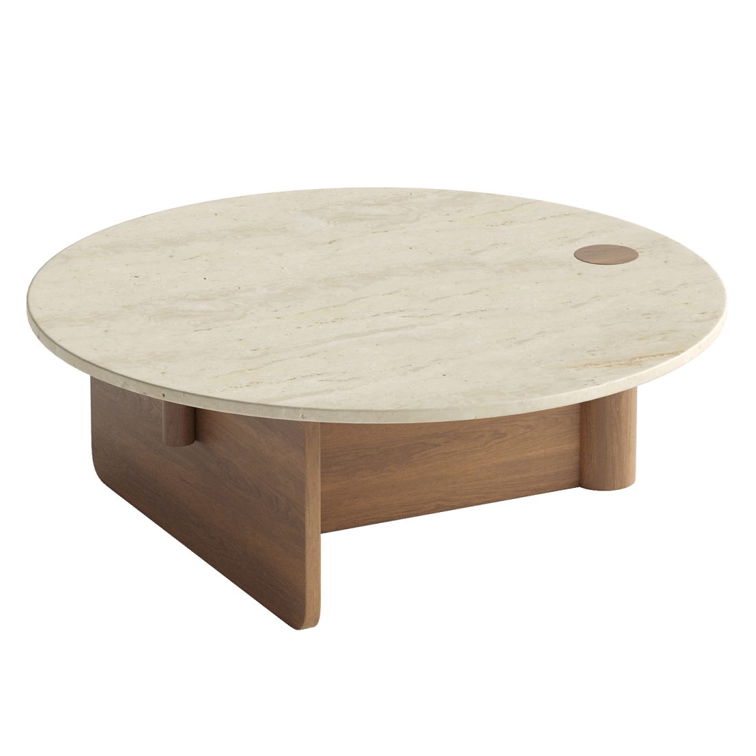 Natadora Pivot Marble Coffee Table - 3D Model for VRay, Corona