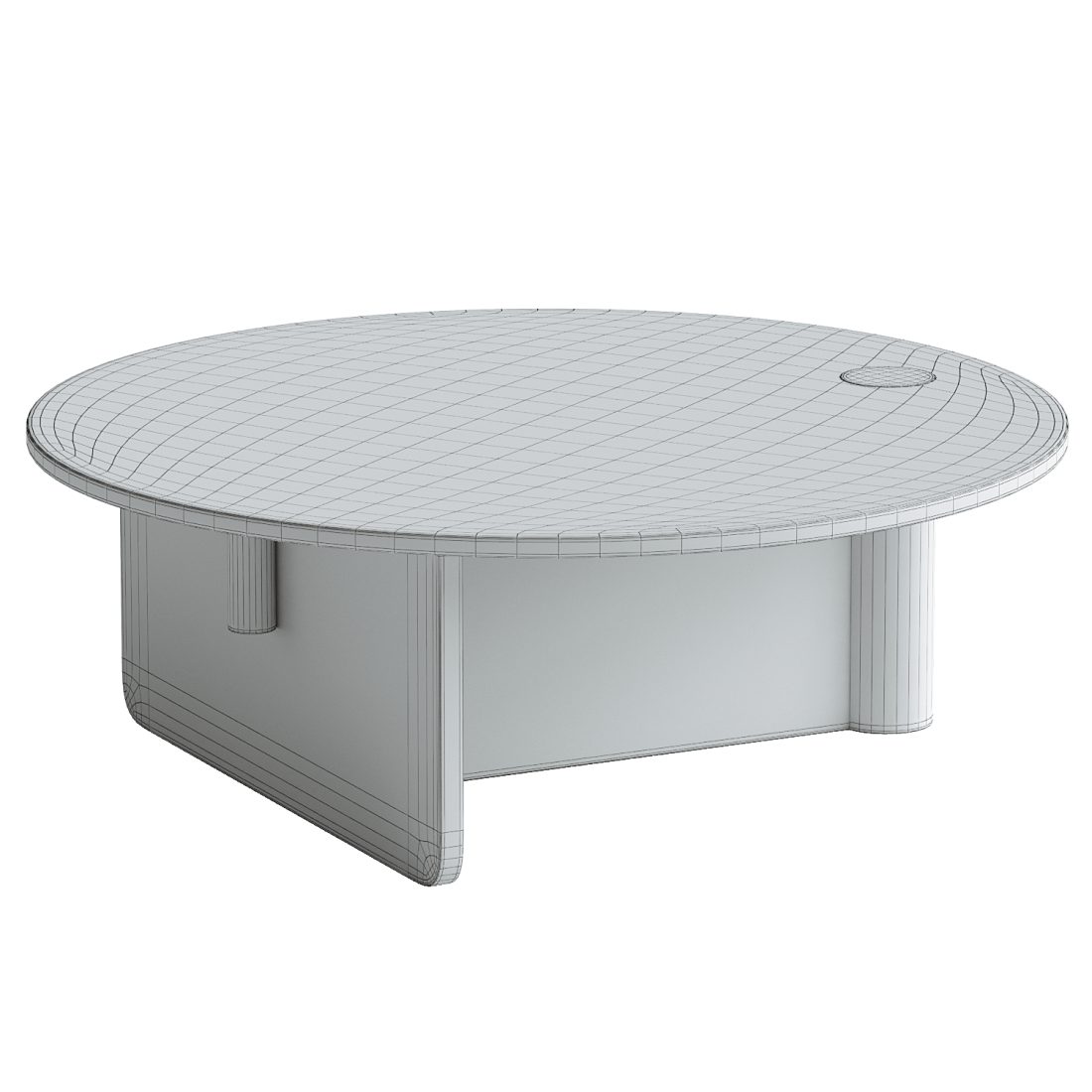 Natadora Pivot Marble Coffee Table - 3D Model for VRay, Corona