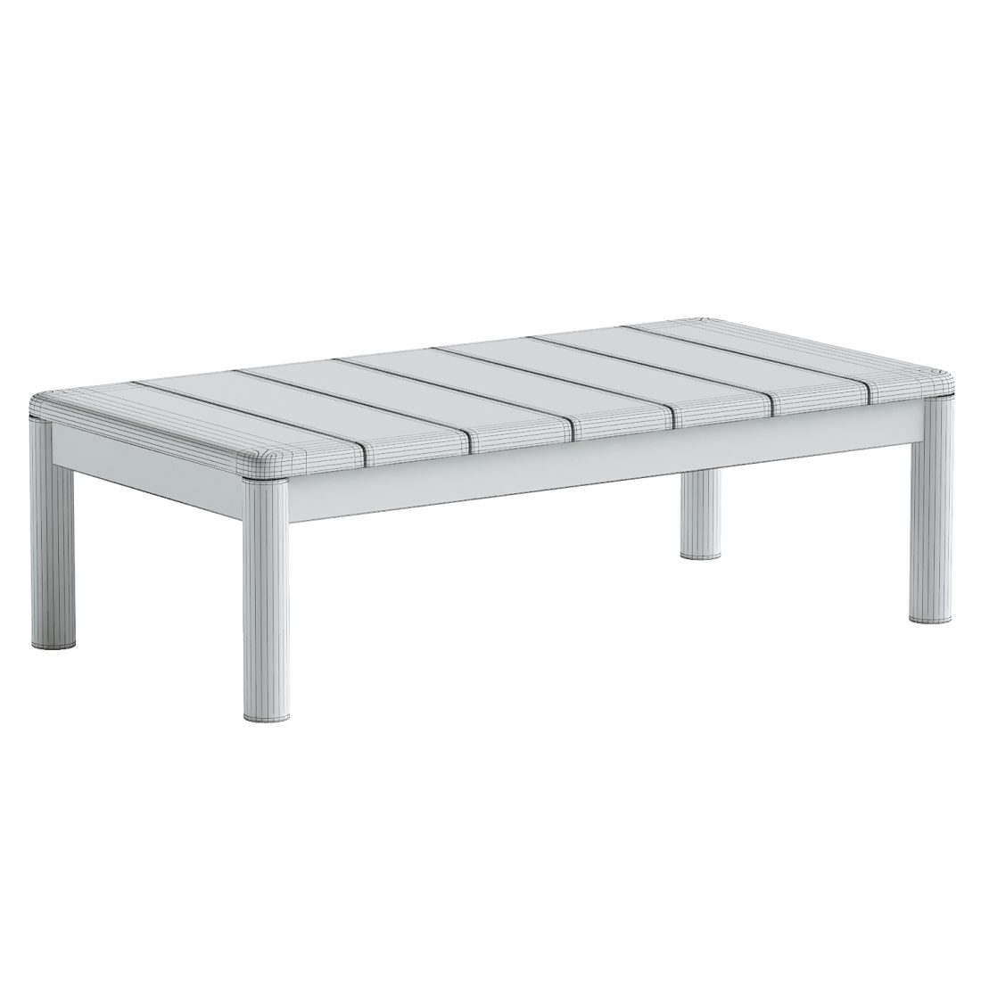 Lucy Coffee Table - 3D Model for VRay, Corona