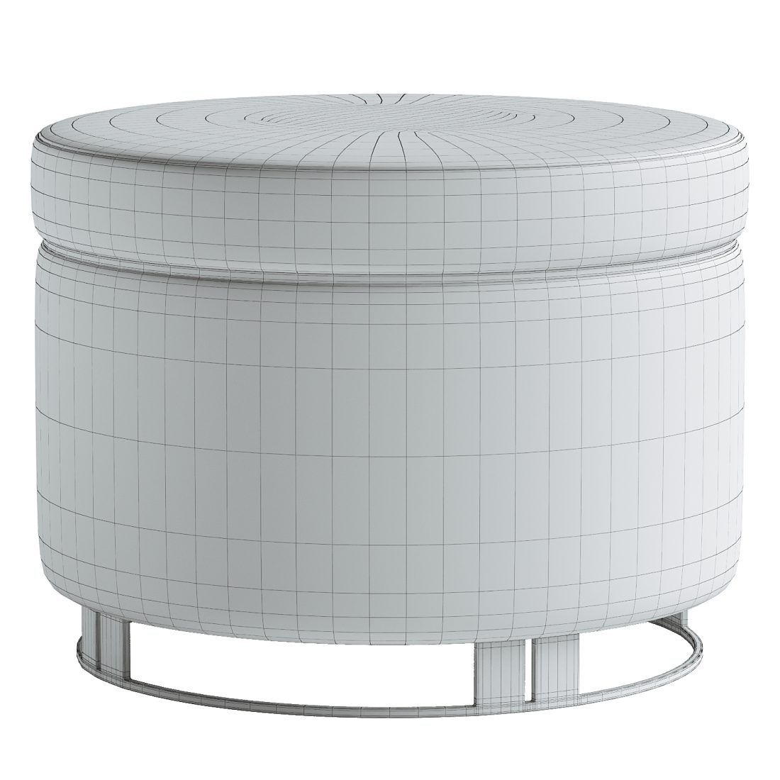 Select Pouf 3D Model for VRay, Corona | CGMood